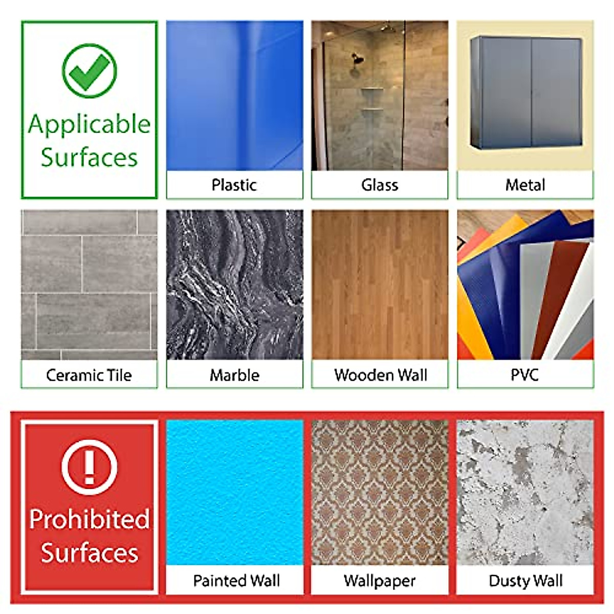 NovaHome Adhesive Wall Hooks for Hanging Decorative Plastic Hooks Heavy Duty (11 lbs/5kg) Towel Hooks Coat Hooks for Wall Key Hook Hanging for Kitchen Shower Door Home Improvement 4 Pack