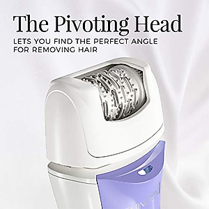 Remington Smooth & Silky Deluxe Rechargeable Epilator, Purple, EP7030E