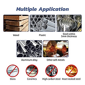 MIDO PROFESSIONAL ABRASIVE Drill Bit Set 13PCS Titanium Metal Drill Bits 1/16"-1/4" Impact Drill Bit Set for Aluminum Alloy, Wood, and Plastic
