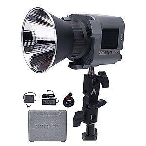 Aputure amaran 60dS Video Lighting,amaran 60d Studio Light,60W COB Daylight Bowens Mount Point-Source LED Video Light,App Control,Photography Lighting(amaran 60dS)