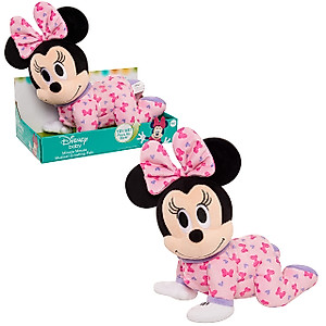Disney Baby Musical Crawling Pals Plush, Minnie, Officially Licensed Kids Toys for Ages 09 Month by Just Play