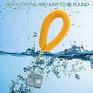 Luxebell Waterproof Camera Float, Universal Foam Floating Wrist Strap for GoPro Hero 11 10 9 8 7 6 5, Nikon, Olympus, Canon, Keys, Sunglasses and Phones Orange & Red
