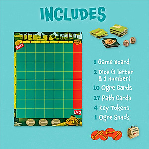 Peaceable Kingdom Race to the Treasure! Cooperative Path Building Game for 2 to 4 Kids Ages 5+