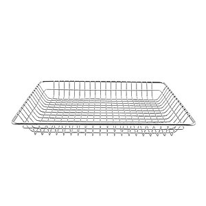 G.E.T. 4-835812 Metal Rectangular Wire Serving Tray, Stainless Steel