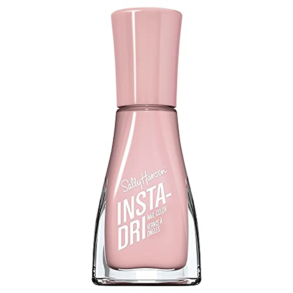 Sally Hansen Insta Dri, Petal Pusher, 3-in-1 Formula, Color Nail Polish, 0.31 Oz, Quick Dry Nail Polish, Nail Polish, Top Coat Nails, Full Coverage Formula, One Stroke, One Coat
