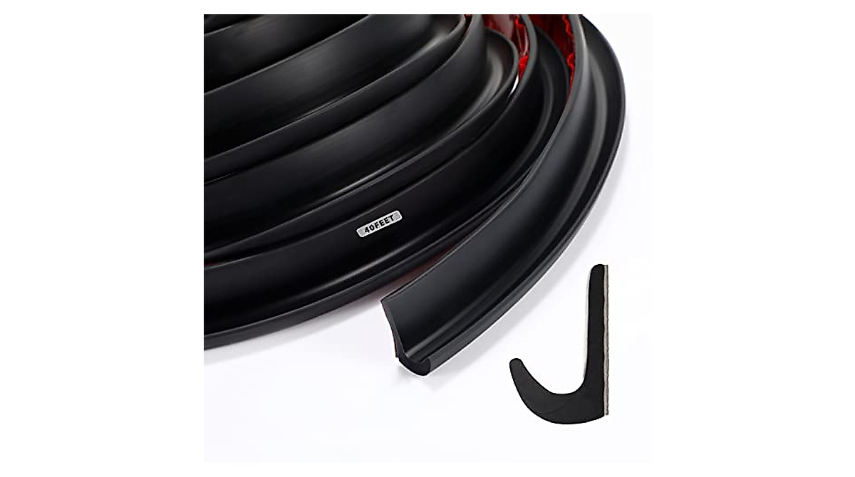 RV Rain Gutter 1/2 Inch PVC Drip Rail for Car and RV Doors