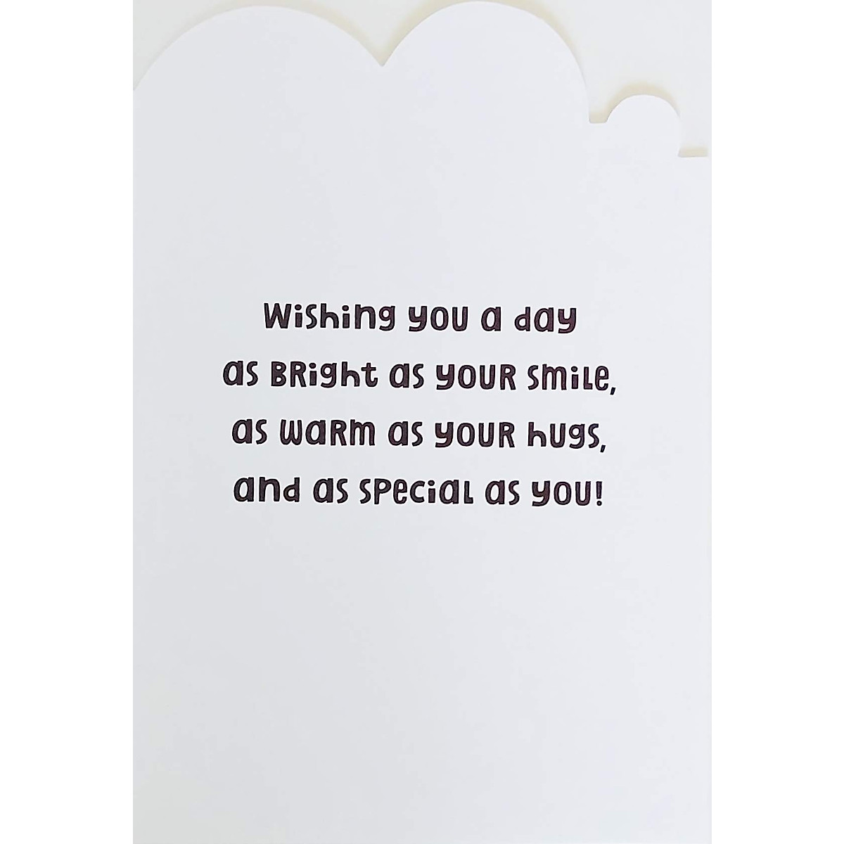 Greeting Card Wishing You A Day As Bright As Your Smile, As Warm As Your Hugs - Great-Grandson Happy Birthday