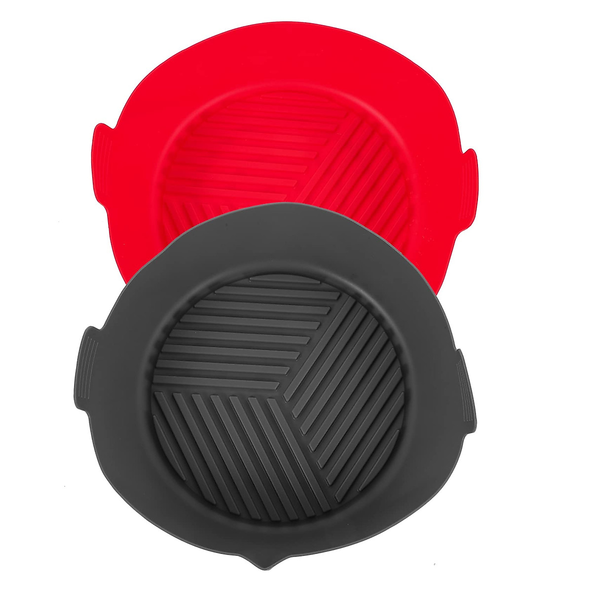 Holibanna 4 Pcs Silicone pad for air Fryer Silicone Trivet Rack Lifter air Fryer Baking Tray Steamer Trivet Silicone Steamer Lifter Silicone Baking Liner bakeware Suspenders