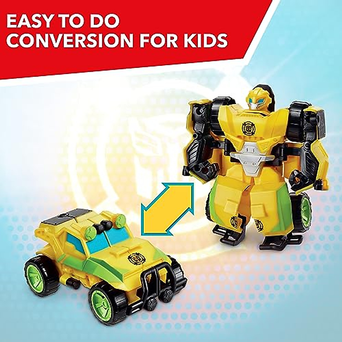 Transformers Playskool Heroes Rescue Bots Academy Road Rescue Team Trailer 4-Pack Converting Toy