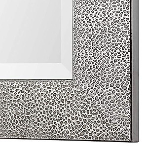 Uttermost Tulare Metallic Silver 24" x 48" Wall Mirror