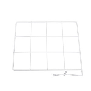 Household Essentials Metal Wire Shelf Dividers for Closet Organization, Set of 2, White