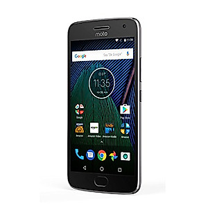 Moto G Plus (5th Generation) - Lunar Gray - 32 GB - Unlocked - Prime Exclusive - with Lockscreen Offers & Ads