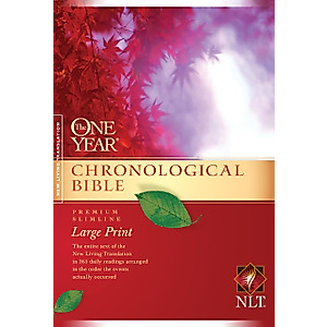 The One Year Chronological Bible NLT, Premium Slimline Large Print (Softcover)