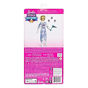 Barbie 0887961921328 GTW30-Space Discovery Astronaut Doll, Mixed