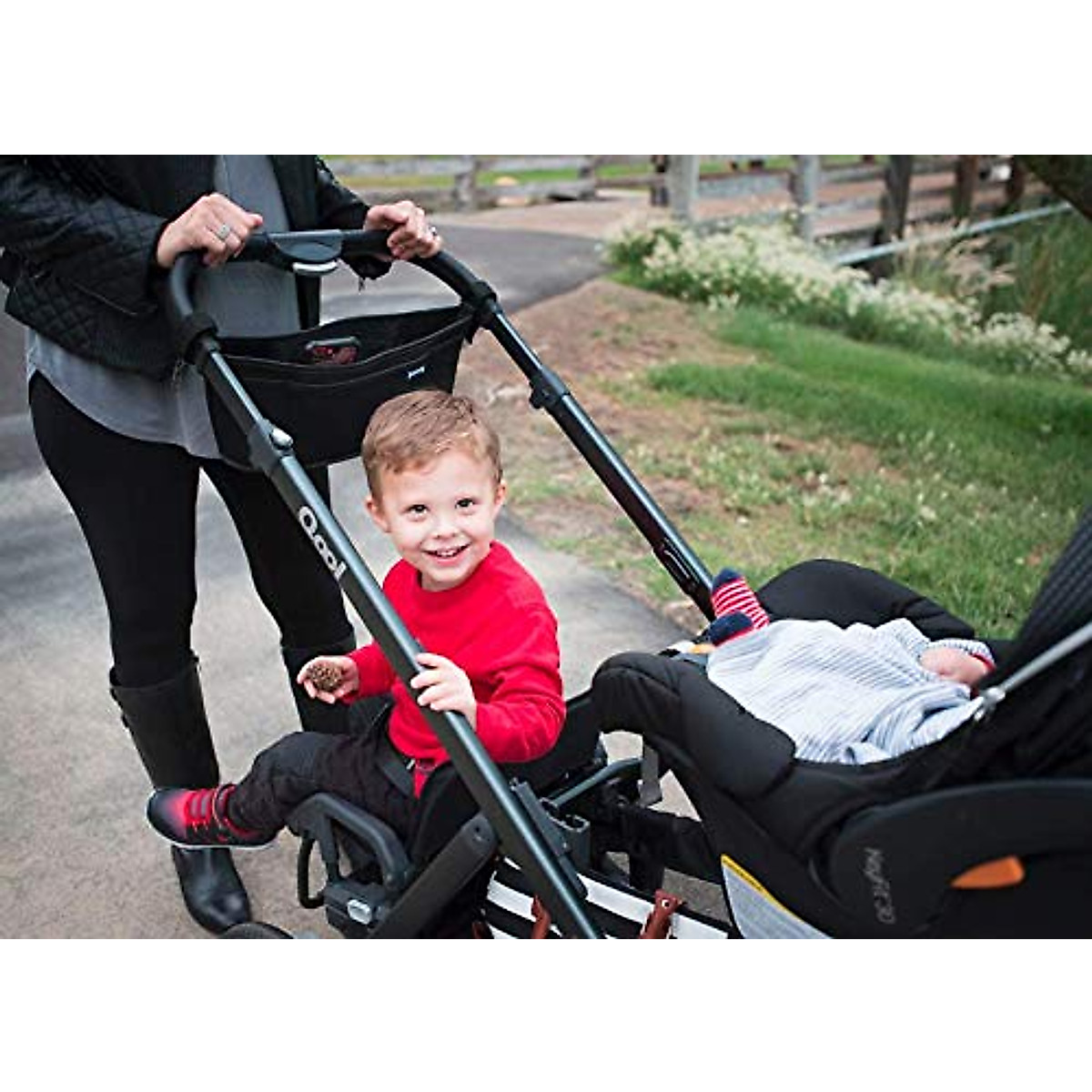 JOOVY Qool Bench Seat, Black