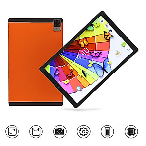 GOWENIC 10 Inch Kids Tablet, Easy to Use Tablet for Seniors, 6GB RAM 256GB ROM Octa Core CPU IPS Display 3 Card Slots 5G WiFi HD Tablet PC IPS HD Display 7000mA (US Plug)