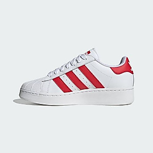 adidas Originals Superstar XLG White/Better Scarlet/Footwear White Men's 10.5, Women's 11.5 Medium