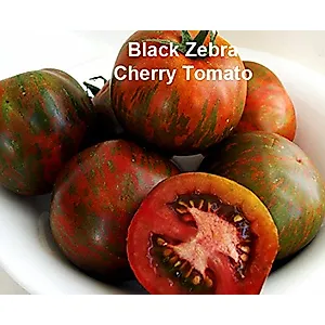 Mixed Seeds! 30+ Black Tomato Seeds, Mix of 9 Varieties, Heirloom Non-GMO, Black Prince, Cherokee Purple, Black Cherry, from USA