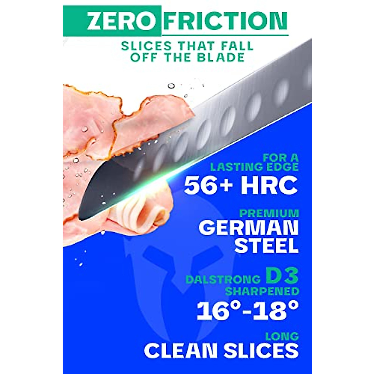 Dalstrong Slicing Knife - 12 inch - Gladiator Series Elite - Granton Edge - Forged High-Carbon German Steel Kitchen Knife - G10 Handle - Razor Sharp Carving Knife - w/Sheath - Slicer - NSF Certified