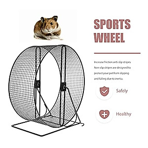 ULTECHNOVO Hamster Running Wheels Chinchillas Weel, Hamster Wheel, Hamster Exercise Wheel Toy, Run- Around Wheel for Hamsters Gerbils Rats Mice Hedgehogs