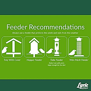 Lyric Woodpecker Wild Bird Seed, No Waste Bird Seed with Nuts, Dried Fruit & Shelled Seeds - 5 lb. Bag