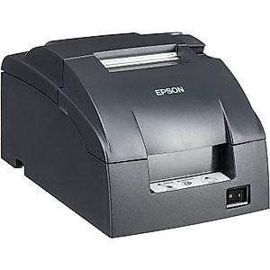 Epson TM-U220B Dot Matrix Compact POS Impact Receipt and Kitchen Label Printer - DK Port and Ethernet Connectivity - Print Speeds up to 6.0 lps, 4 Lines Per Second, Auto-Cutter, DAODYANG