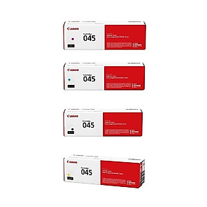 Canon CRG-045 4-Color Complete Toner Cartridge Set