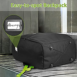 Padded Stroller Bag for Airplane Travel Compatible with UPPAbaby MINU V2 and MINU, Stroller Gate Check Bag Backpack with 2 Large Inner Mesh Pockets, Durable Baby Stroller Storage Bag for Accessories