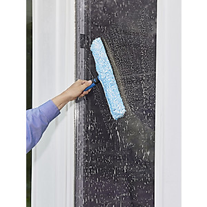 Unger Professional Heavy Duty Professional Cleaning, Washing, Mop Bucket, 6 Gallons & Professional Performance Grip Window Cleaner Scrubber, 14"