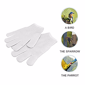 balacoo Anti-bite Bird Handling Gloves Gloves for Bird: Material ensures The Good Protection Effect. Hamster Handling Gloves
