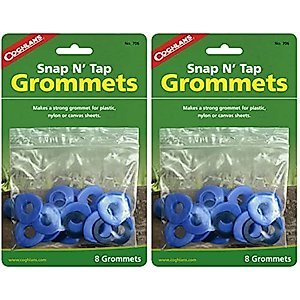 Coghlan's 706 Snap -N- Tap Plastic Grommets 8 Count