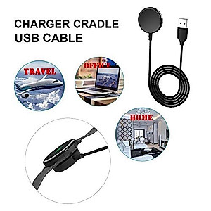 Charger for Samsung Galaxy Watch 4/3 SENIOROY Charging Dock Compatible with Galaxy Watch4 Classic watch3 Active 2 (1 Pack)