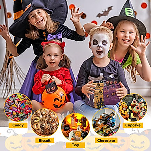 Hommay Halloween Treat Bags, 40 Pcs Paper Halloween Bags Trick or Treat Gift Bags Bulk, Small Halloween Treat Candy Goodies Bags for Kids