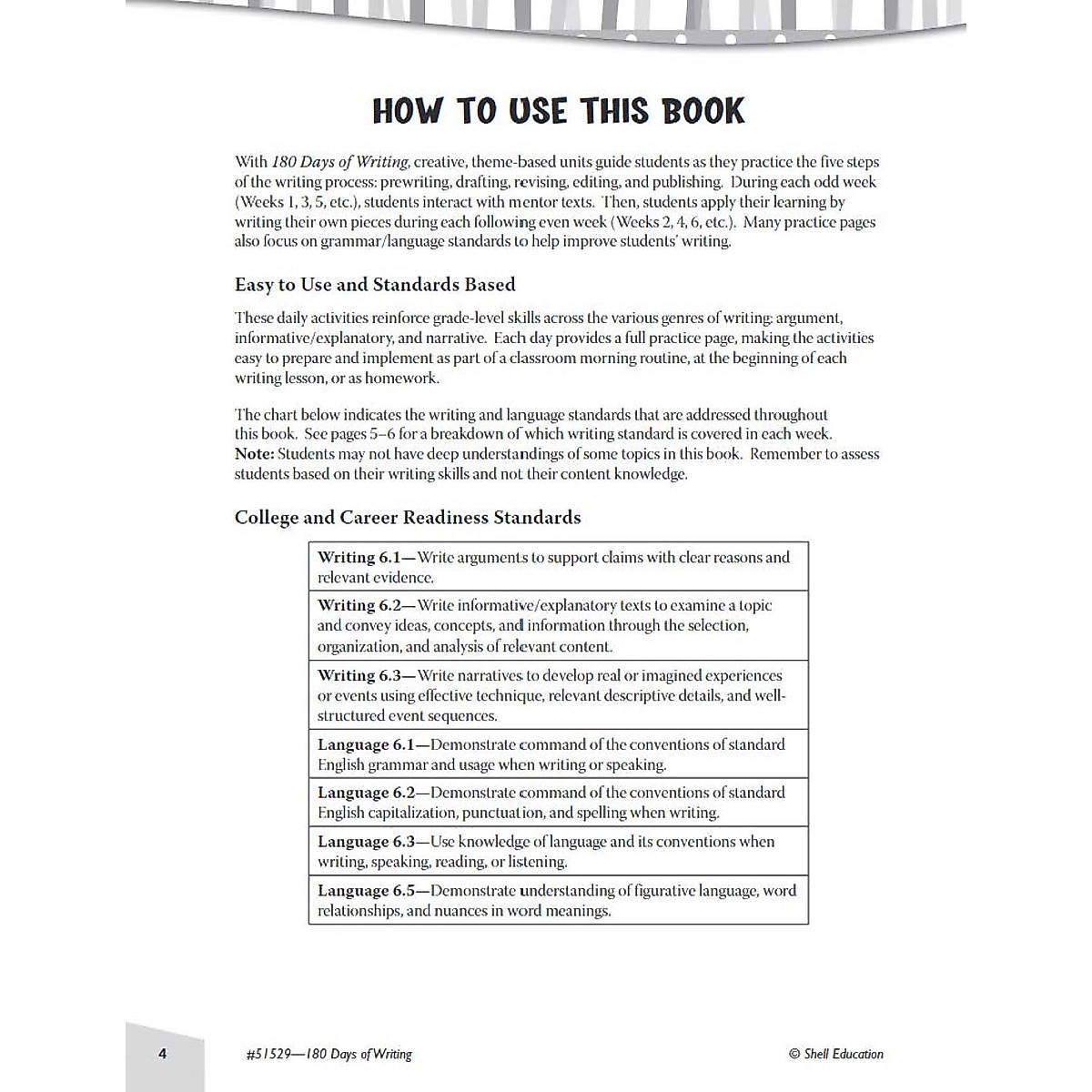 180 Days of Practice for Sixth Grade (Set of 3) 6th Grade Workbooks for Kids Ages 10-12, Includes 180 Days of Reading, 180 Days of Writing, 180 Days of Math