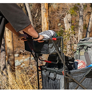 Mac Sports 300LB Capacity Push Wagon with Wheels, Handle and Basket - Grocery Heavy Duty Wagon for Camping, Shopping, and More - All Terrain Folding Wagon Heavy Duty with Lightweight Design (Gray)