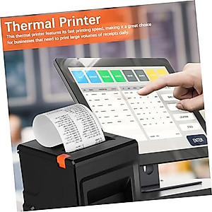 MUSISALY Black Portable Printer Abs Thermal Pos Printer Thermal Printer Printer