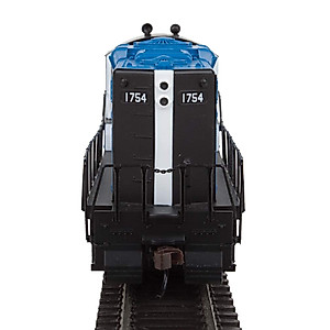 Walthers Trainline HO Scale Model EMD GP9M Standard DC Boston & Maine #1754 Train, Blue/Black/White, EMD GP9M Boston & Maine