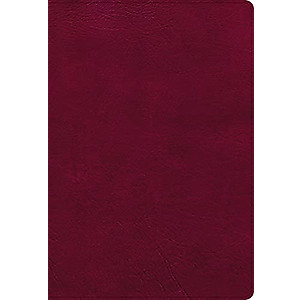 NASB Super Giant Print Reference Bible, Burgundy LeatherTouch, Indexed