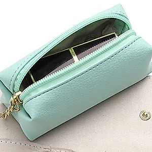 Vlando Travel Jewelry Case Box Bag Rollie Portable Jewelry Roll,PU Leather Jewelry Storage for Girl Women Mother GIft