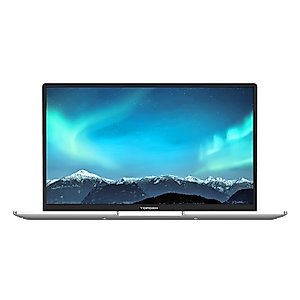 TOPOSH 14 inch Laptop,PC Notebook Computer,Windows 10 Home,12GB RAM 256GB SSD,Intel Jasper Lake N5095,Quad Core 2.0 GHz Processor,Metal Body,Backlit Keyboard-Silver