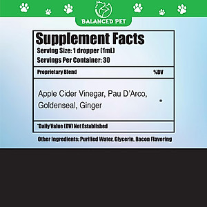 Natural Itch & Yeast Infection Treatment for Dogs | Helps to Reduce Itching, Scratching, & Much More | Dog Ear Infection Treatment | Dog Itch Relief | Dog Yeast Ear Infection Treatment | 1 fl oz