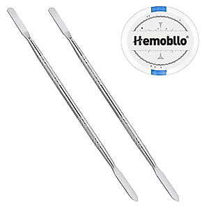 Hemobllo Metal Spudger - 2 Pcs Electronics Opening Pry Tool Metal Opening Spudger Pry Tool Double-Ended Stainless Steel Opening Stick Repair Pry Tools for Cell Phone, Tablet, MP3, Laptop