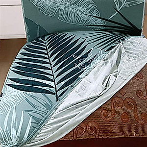 Spandex Chair Covers Floral Modern Slipcover for Dinning Room Wedding Stretch Elastic Furniture Protector Y4 2 pcs