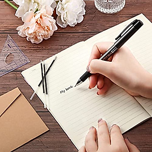 30 Pieces Pen Refills Ink Pen Refills Ballpoint Pen Refills Replacement Ballpoint Black for Retractable Pens Office College School Supplies (Black,1 mm)