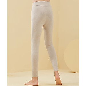 HNVAVQ Warm Thermal Pant Mens Thermal Trouser Underwear Winter Base Layer Bottom 97.2% Cashmere