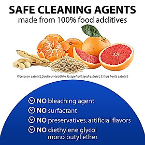 Yegee Powerful Vertuo Cleaning Pods and Capsules Cleaner Kit - for Coffee Machines - Made from 100% Plant-Based 1st Grade Formula - Includes 6 Cleaning Capsules Only Compatible with Vertuo