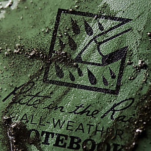 Rite In The Rain Weatherproof Top Spiral Notebook, 4" x 6", Green Cover, Universal Pattern, 3 Pack (No. 946-3)