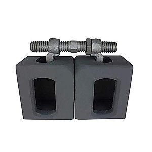 Mytee Products (4 Pack) SEA Rail Shipping Container Bridge Fittings Clamp - 380 mm Clamp - Used to Connect Shipping Containers Together