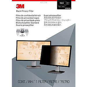 3M Scotch 3M Privacy Filter for 19.5" Widescreen Monitor (16:10) (OFMDE001), Black