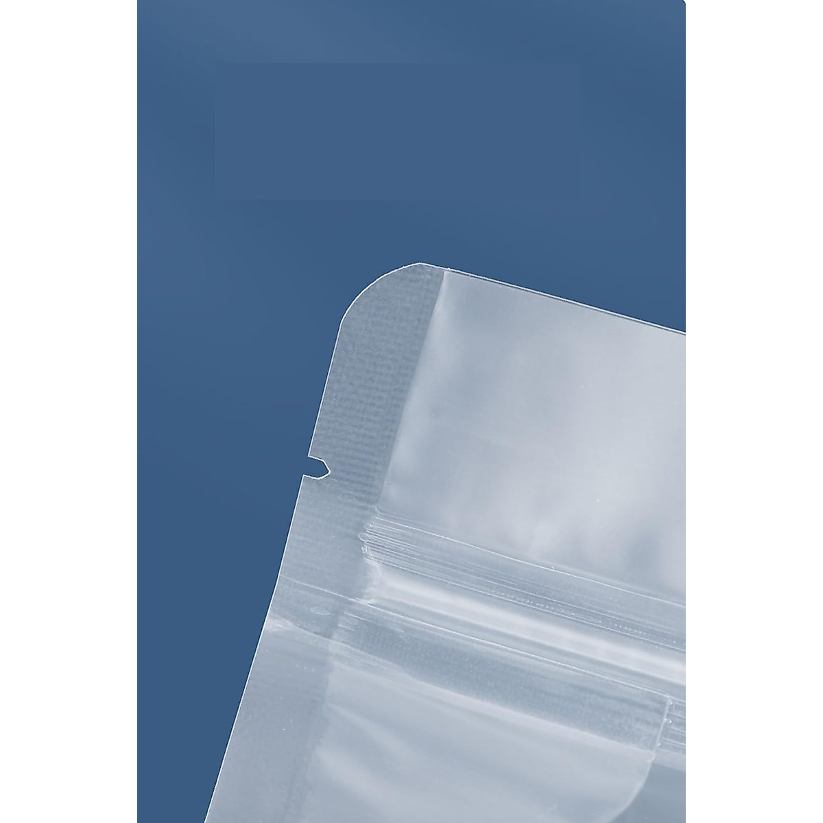 Portable Stand Up Clear Zipper Lock Reusable Aluminum Mylar Foil Plastic Packaging Bag for Zip Heat Seal Package Lock with Tear Notch Long Term Food Storage (10 pieces11.8x 15.7in,10 pieces 11.8x9 in)